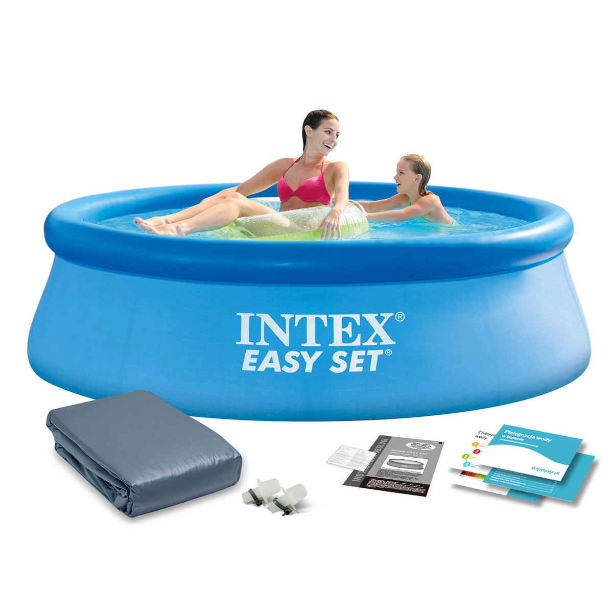 Sodo vaikų baseinas 244 x 76 cm 2in1 INTEX 28110 – MAMISIUKAS.LT